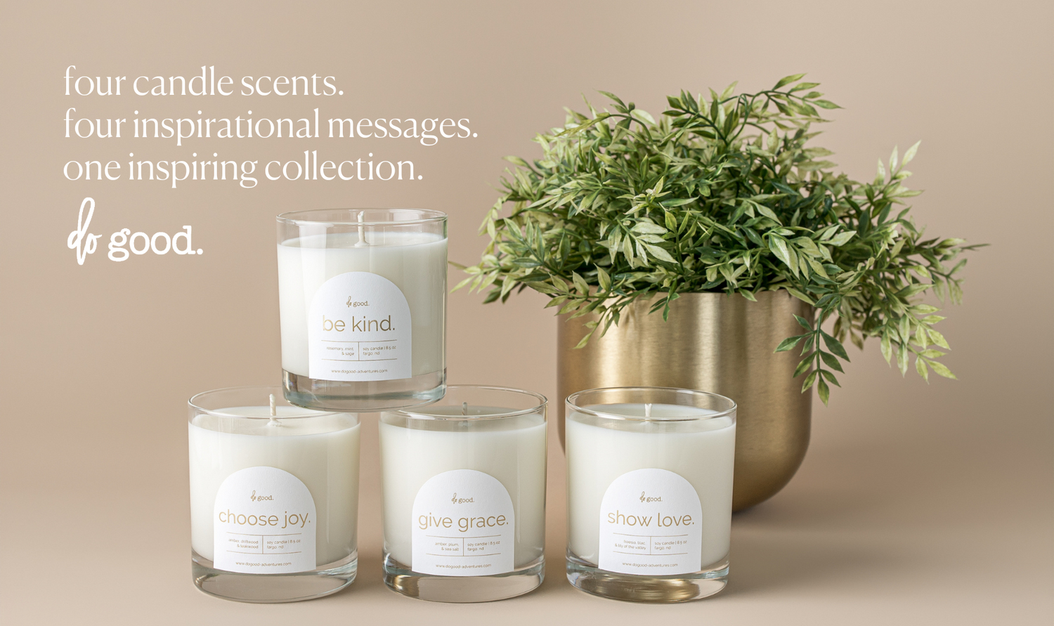 do good adventures | Home | Handpoured soy candles | give-back company